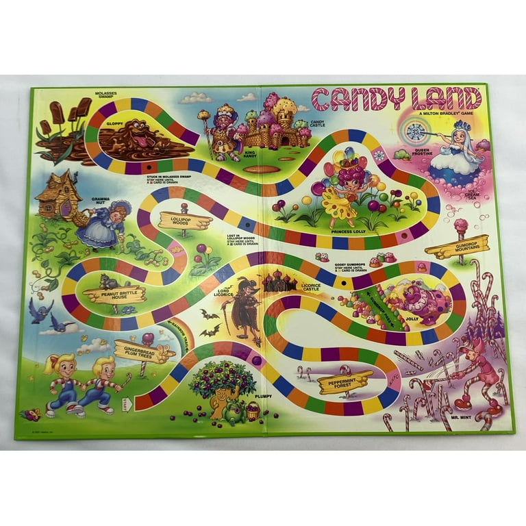 Blank Candyland Game Board Template