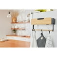 BLACK+DECKER Hanging Rack System - Shelf With Door W/Brackets, Black ...