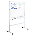 Eosunjian Double-Sided Rolling Whiteboard Dry Erase, 48" X 36" Large ...