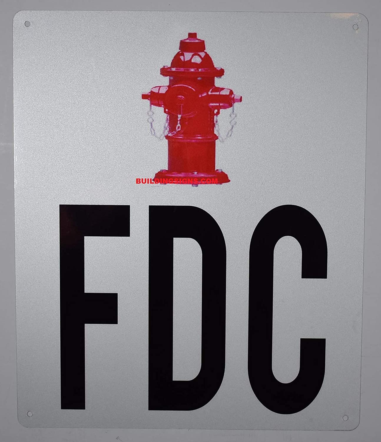 FDC Sign with Symbol Sign (White, Reflective, Aluminium 10x12)(ref-2022 ...
