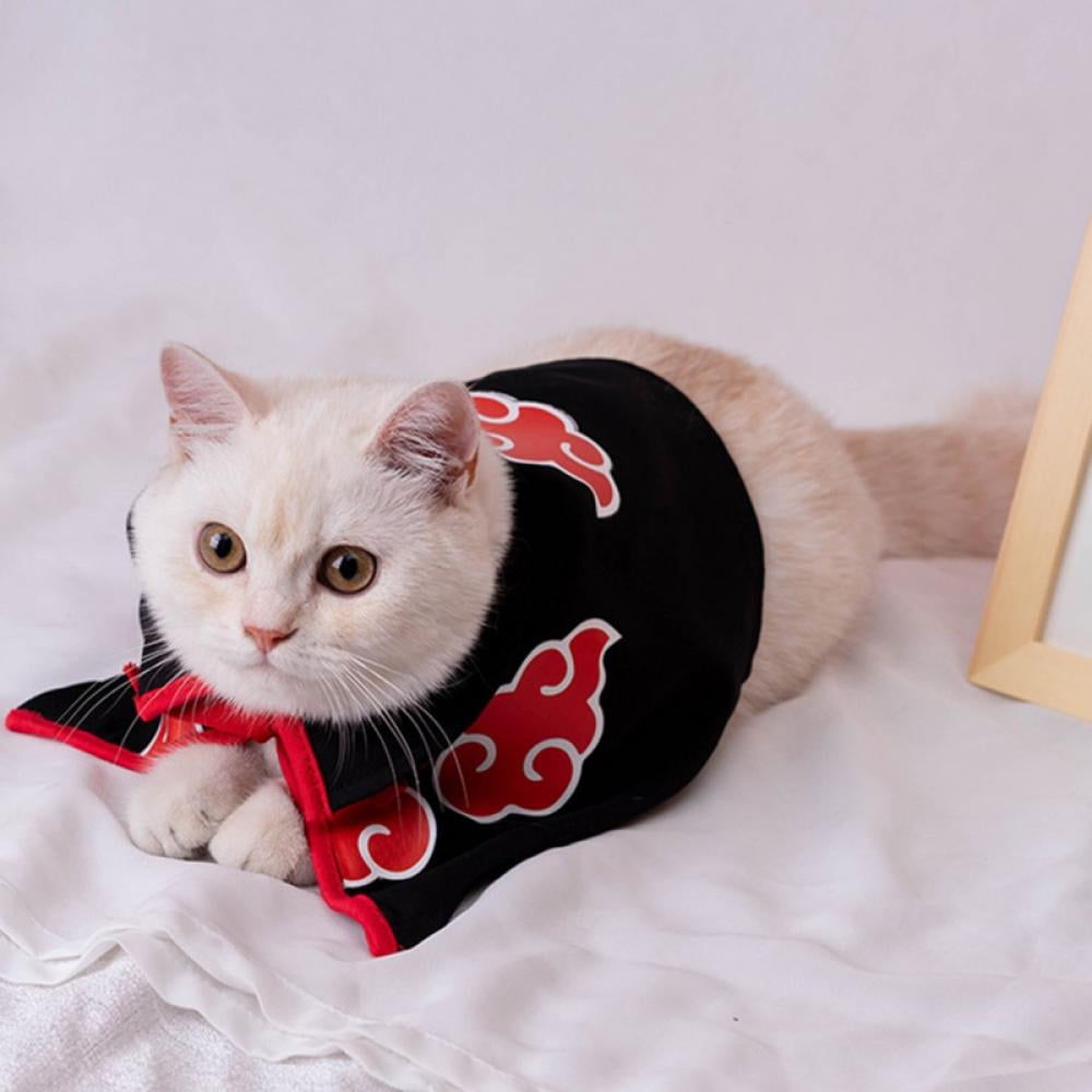 Buy Balems Akatsuki Dog Costume Halloween Cat Clothes Funny Anime ...