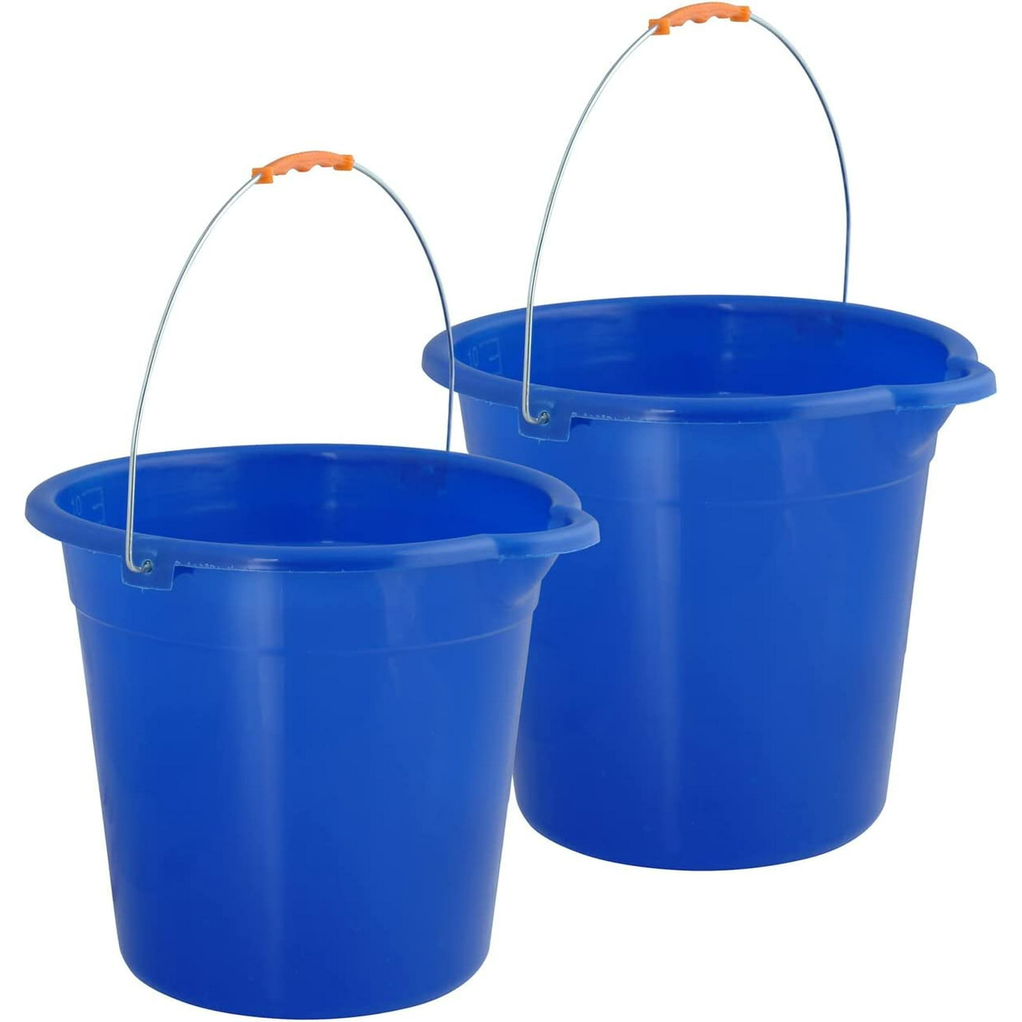 Click here for Superio Round Bucket 10 Liter  Blue (2 Pack) prices
