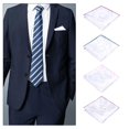 Elegant White Pocket Handkerchief for Sweating for Grooms, Weddings for ...