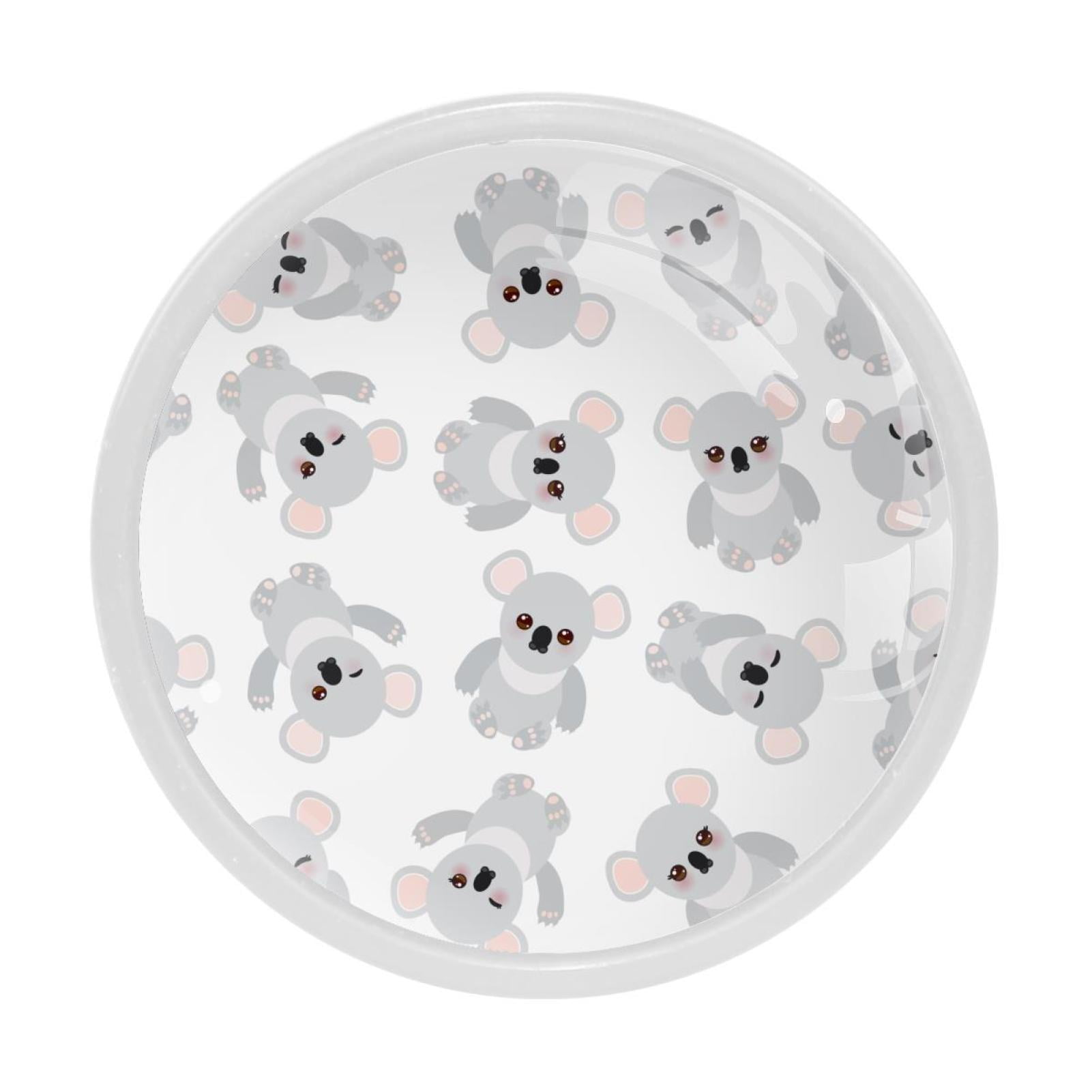 4 Pcs Cute Koala Knobs for Kitchen Cabinet Cupboard Dresser Bookcase ...