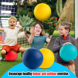 New Bounce 8.5'' Small Rubber Kids Playground Ball Set for Backyard ...