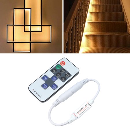 VGEBY RF Wireless Remote Controller 11Key DC Interface Mini 433MHz ...