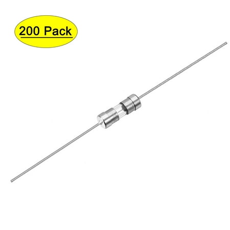 Fusible à Lente Fusion Temporisation Axial Verre Fusibles 3.6mm X 10mm 250V T1A 200Pcs | Walmart ...