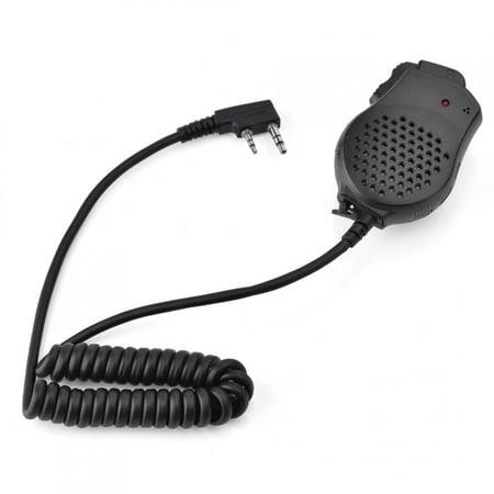 2 PIN Mic, Dual PTT Speaker, Plastic 2 PIN Lightweight For UV-82 Talkie ...
