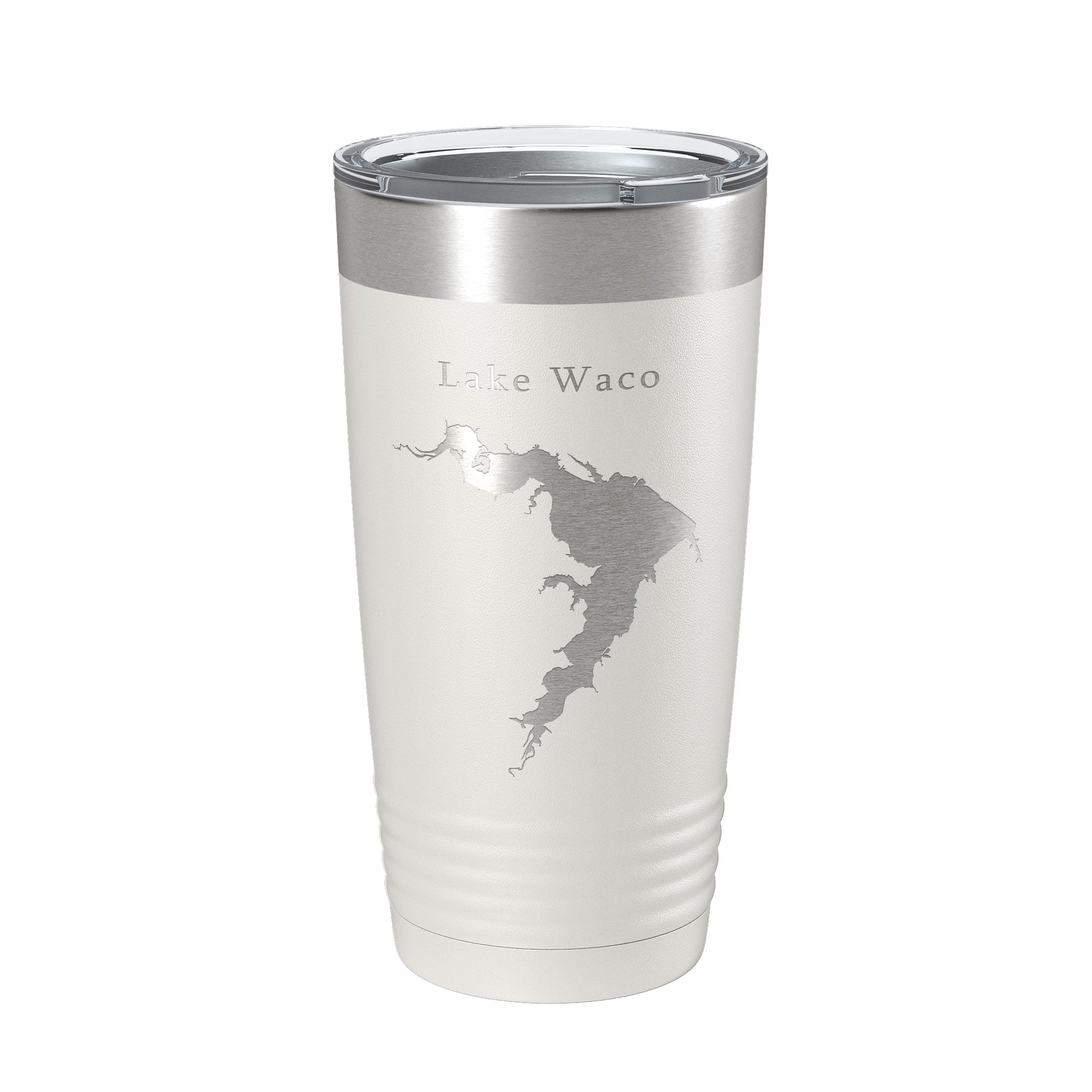 Lake Waco Map Tumbler Travel Mug Insulated Laser Engraved Coffee Cup ...
