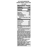 Juice Monster, Viking Berry, Juice + Energy, 16 fl oz can - Walmart.com