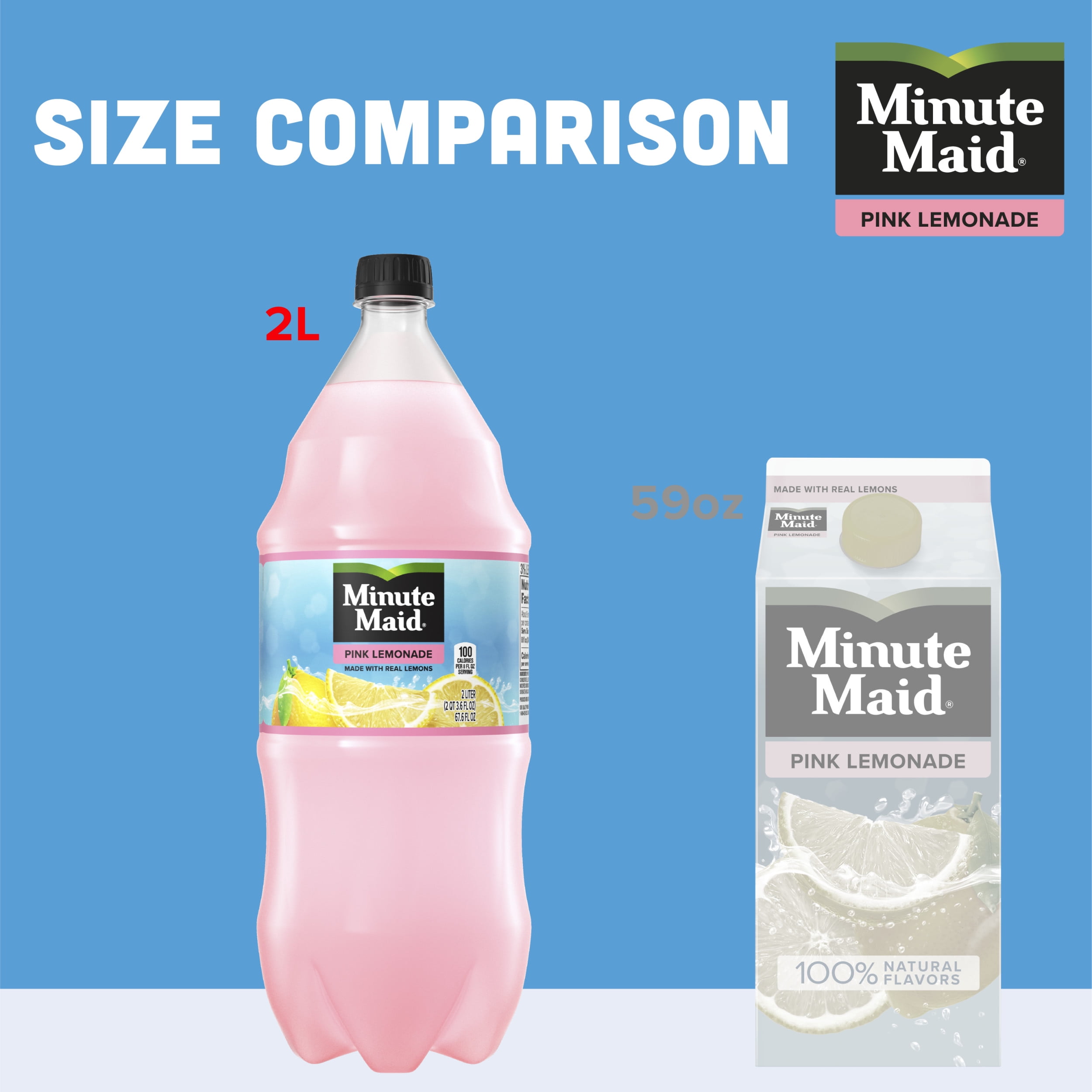Buy Minute Maid Pink Lemonade Fruit Juice, 2 Liter Bottle Online at ...