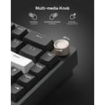 Womier SK65 65% Gasket Mounted Wireless Aluminum Keyboard with Knob ...