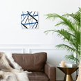 3drose, Seamless Abstract Mint and Black Strips Cut Out Pattern, 10x10 ...