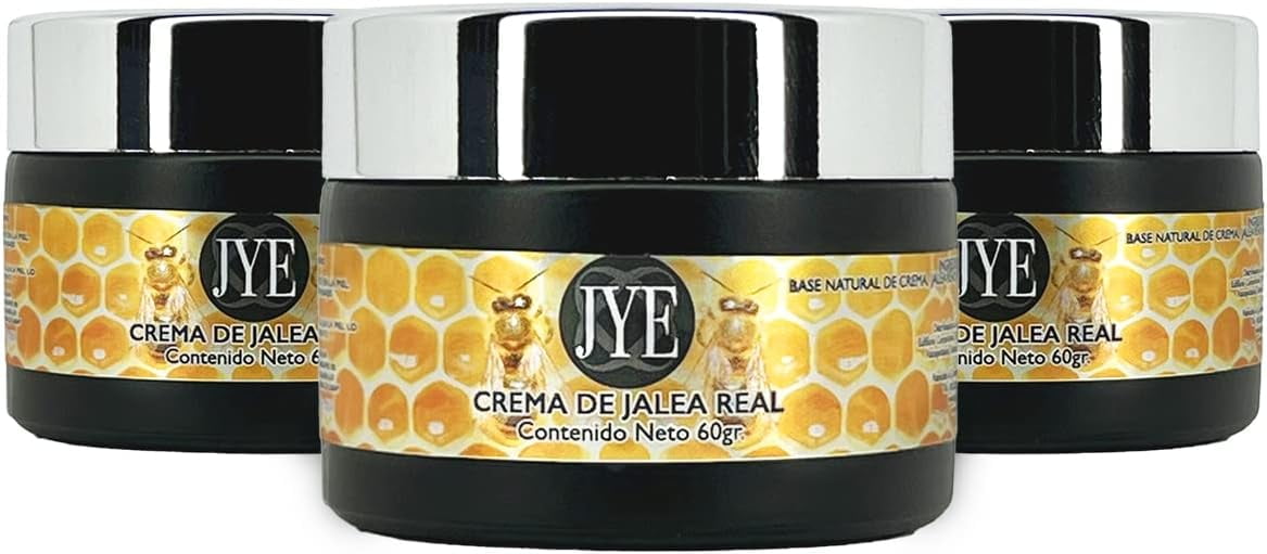 3 Tarros de Crema de Jalea Real Natural JYE 60 gramos | Bodega Aurrera ...