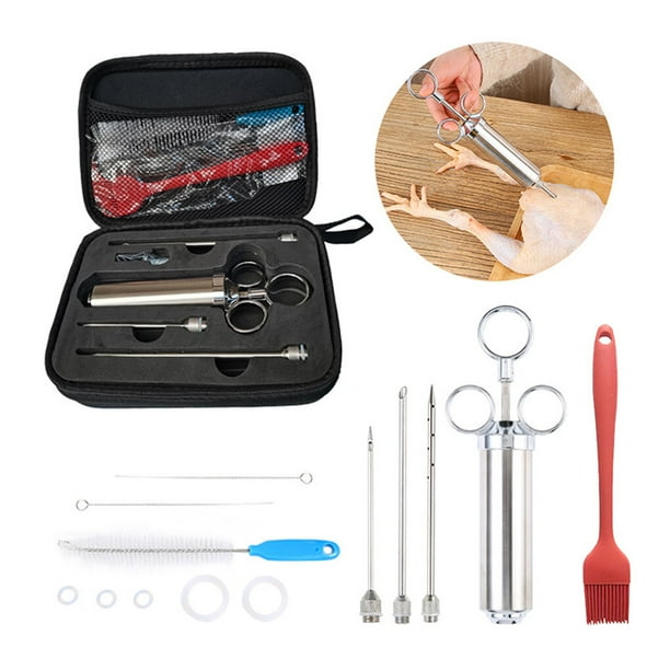 wolftale Grill Marinade Seasoning Injector Turkey Meat Injectors ...