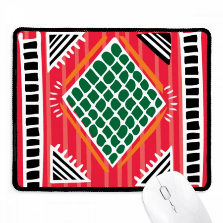 Red Green Line Mexico Totems Ancient Civilization Mousepad Stitched ...