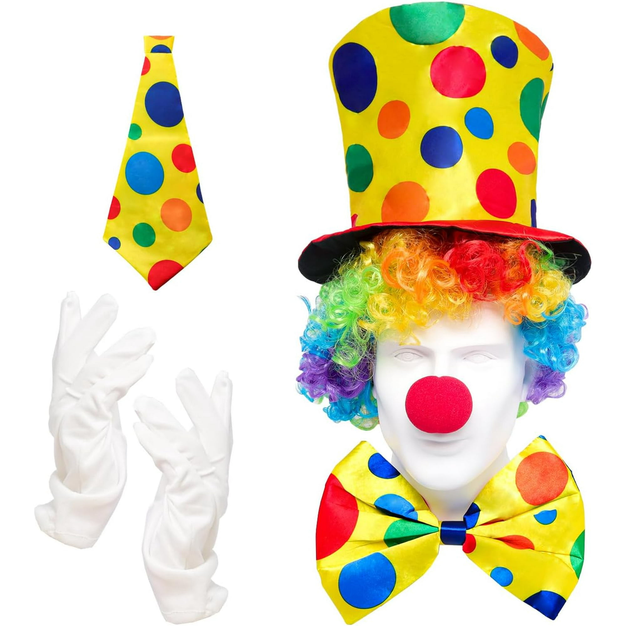 Click here for Flafree 6pcs Funny Clown Accessories Set - Rainbow... prices