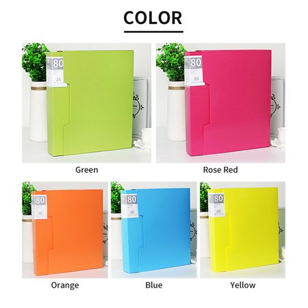 TIANSE TS-1680 Large 80 Pages PP File Folder Document Folder Data Book ...