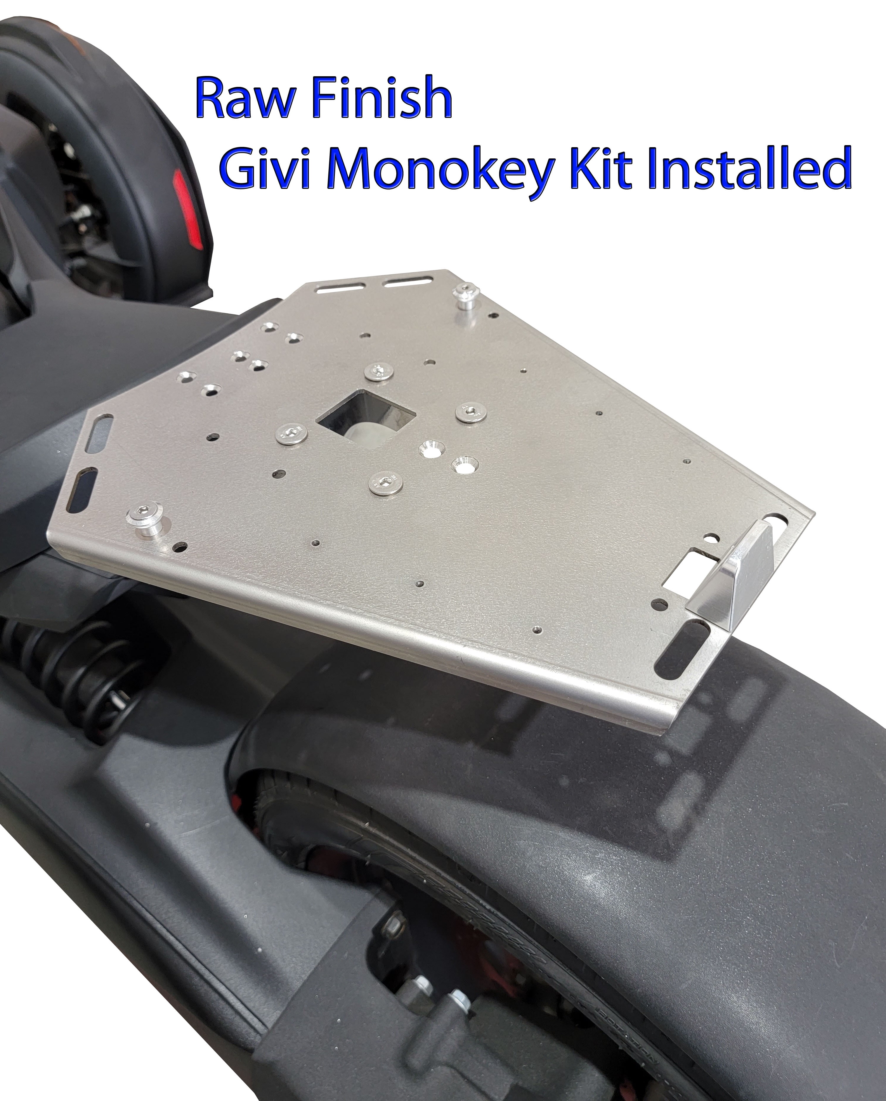 Can Am Ryker Luggage Rack Stainless Steel Givi Kit Installed NO MAX ...