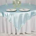 Efavormart 72" SATIN Square Tablecloth Overlay For Wedding Catering Party Table Decorations ...