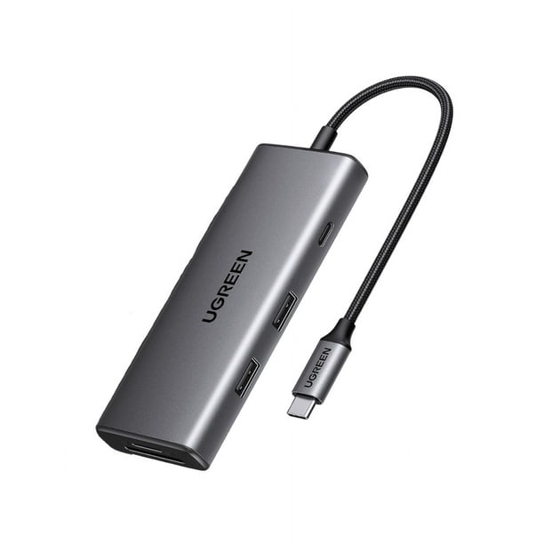 HUB USB-C 4 en 1 CM473 UGREEN 2 USB-A 3.0 y 2 USB-C 5Gbps | Bodega Aurrera en línea