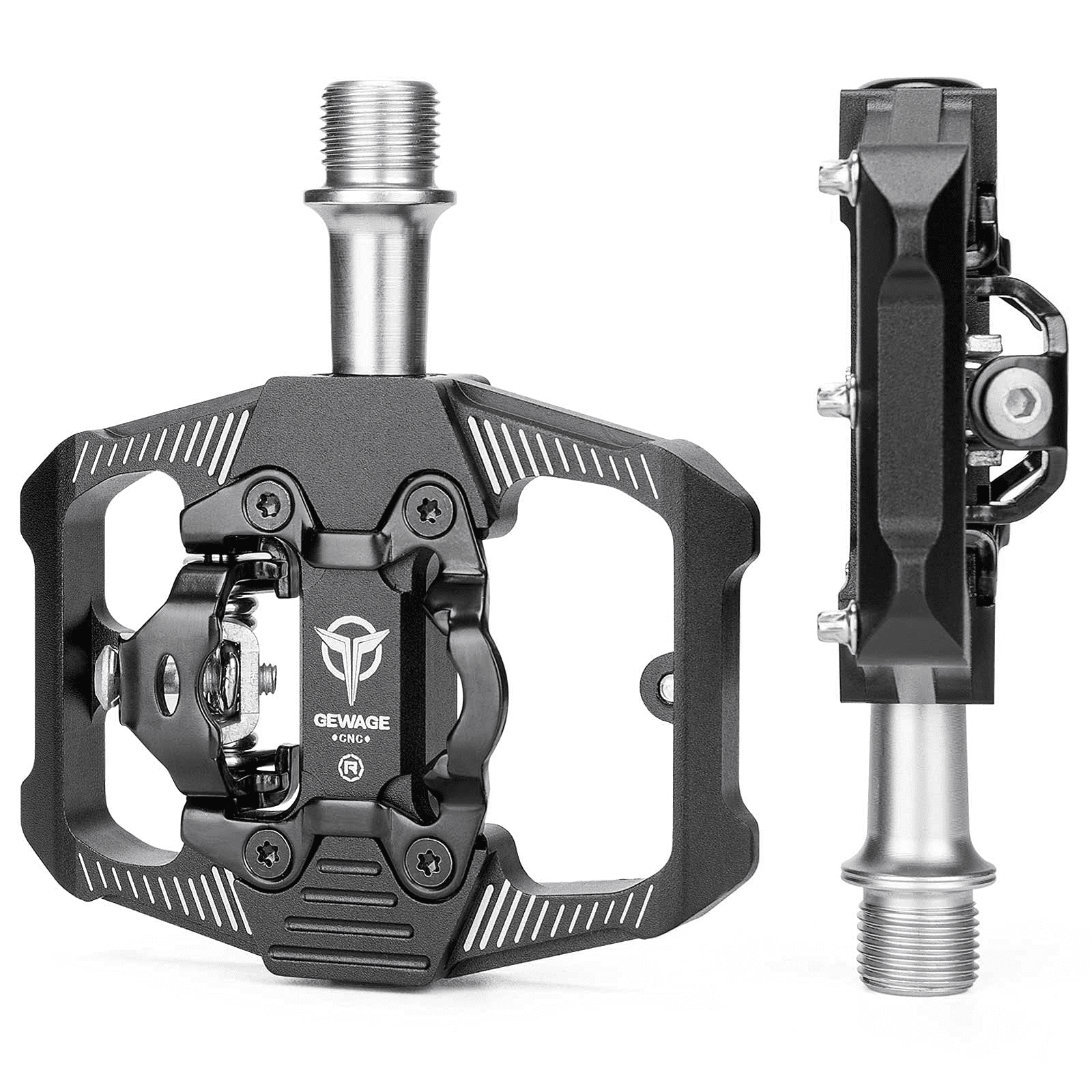 Click here for Gewage Bike Pedals Dual Sided Pedals Plat & Spd Cl... prices