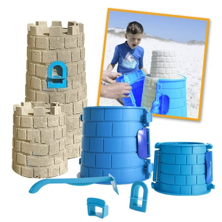 Create A Castle Sandcastle Kit - 5 Piece Premium Sand Castle Molds for ...