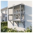 Catio Outdoor Cat Enclosure Window Cat House - 39.4"L Gray - Safe ...