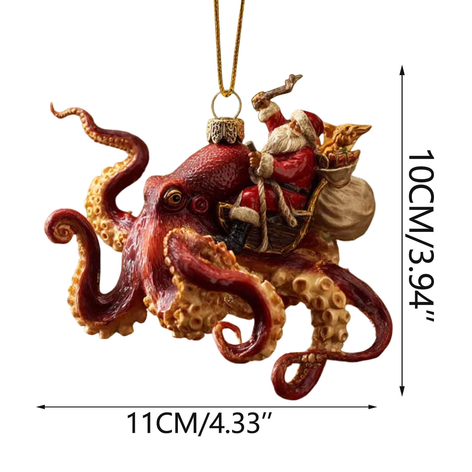Click here for Cheapark Gift Christmas Octopus Series Ornaments -... prices