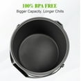 5QT/4.8L Insulated Ice Bucket for Parties, Large Capacity Double-Wall ...