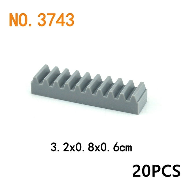 DIY Building Blocks MOC Gear Rack Technical Part 99009 99010 64781 6630 ...