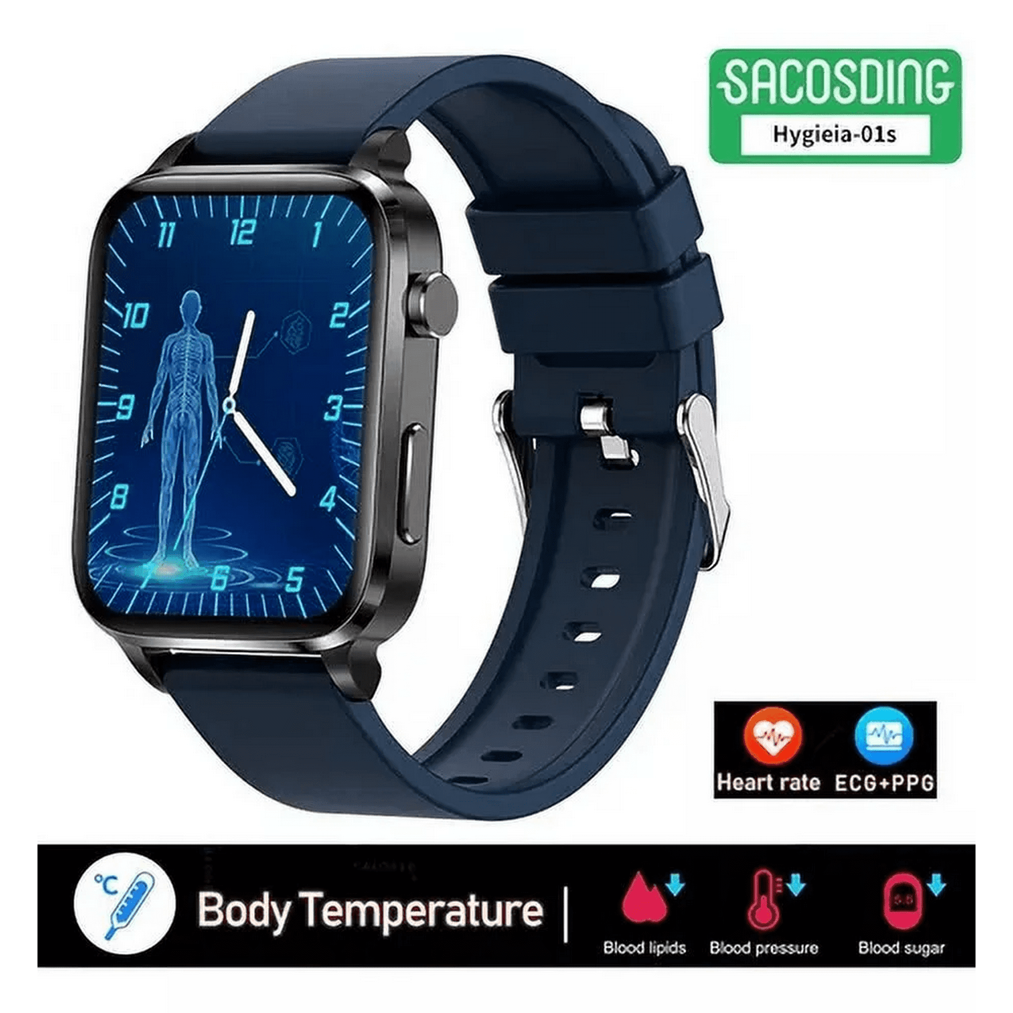 Wolf Notch Smart Watch Sugar for Men Women, Suga Pro Smart Watch, Suga ...