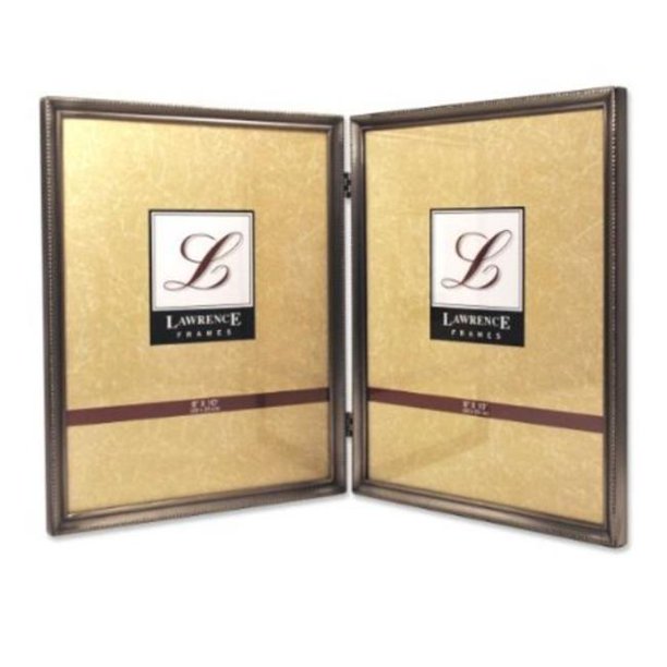Lawrence Frames Lawrence Frames Antique Pewter 8x10 Hinged Double ...