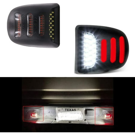 LED License Plate Light Red OLED Neon Tube Tag Lamp Assembly Compatible ...