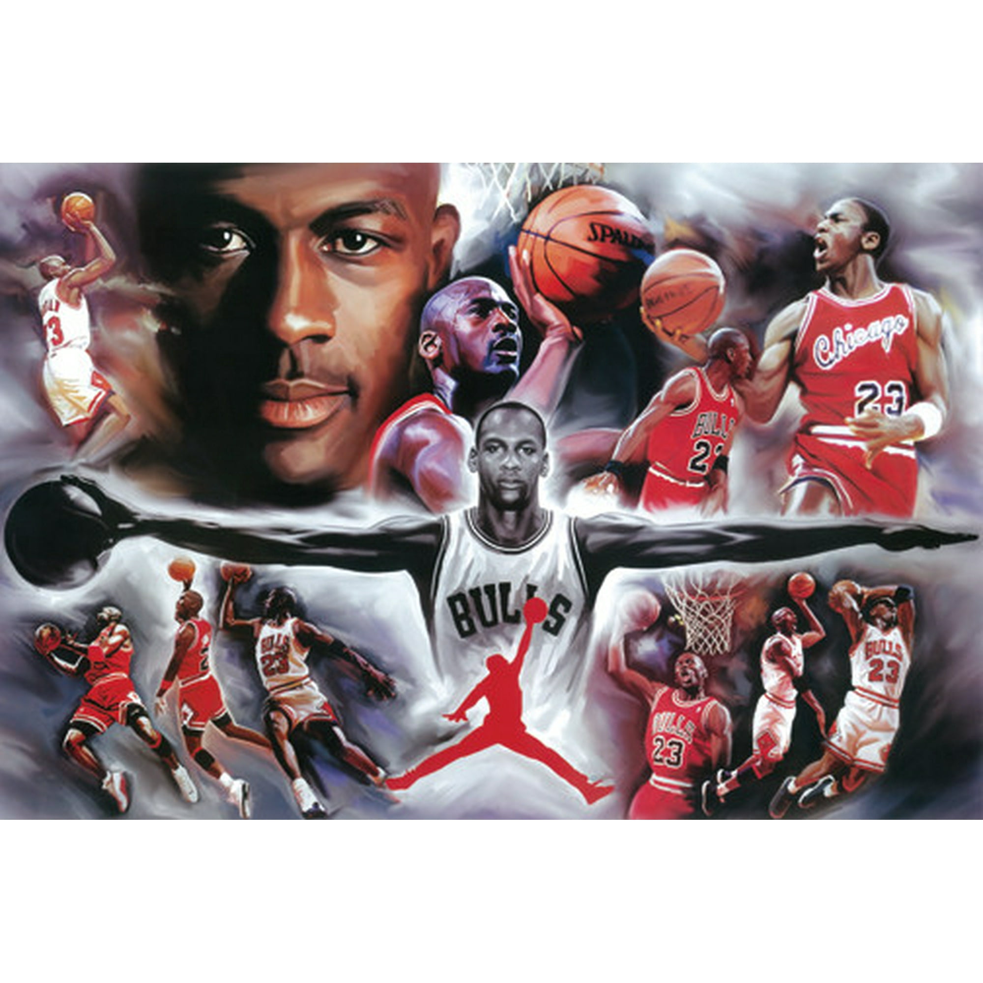Michael Jordan Portrait Painting