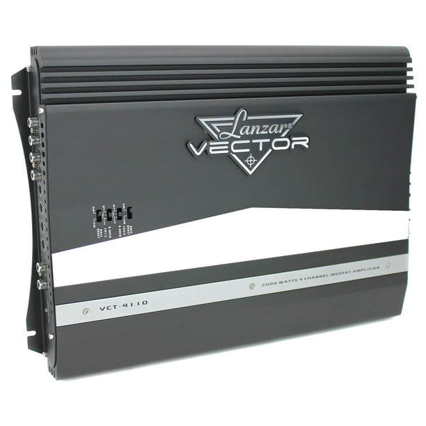 LANZAR VCT4110 2000W 4-Channel High Power MOSFET Car Audio Amplifier ...