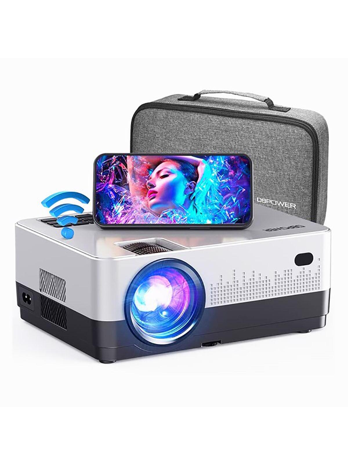 WiFi Projector, 9000L Full HD 1080p Video Projector with Carry Case ...