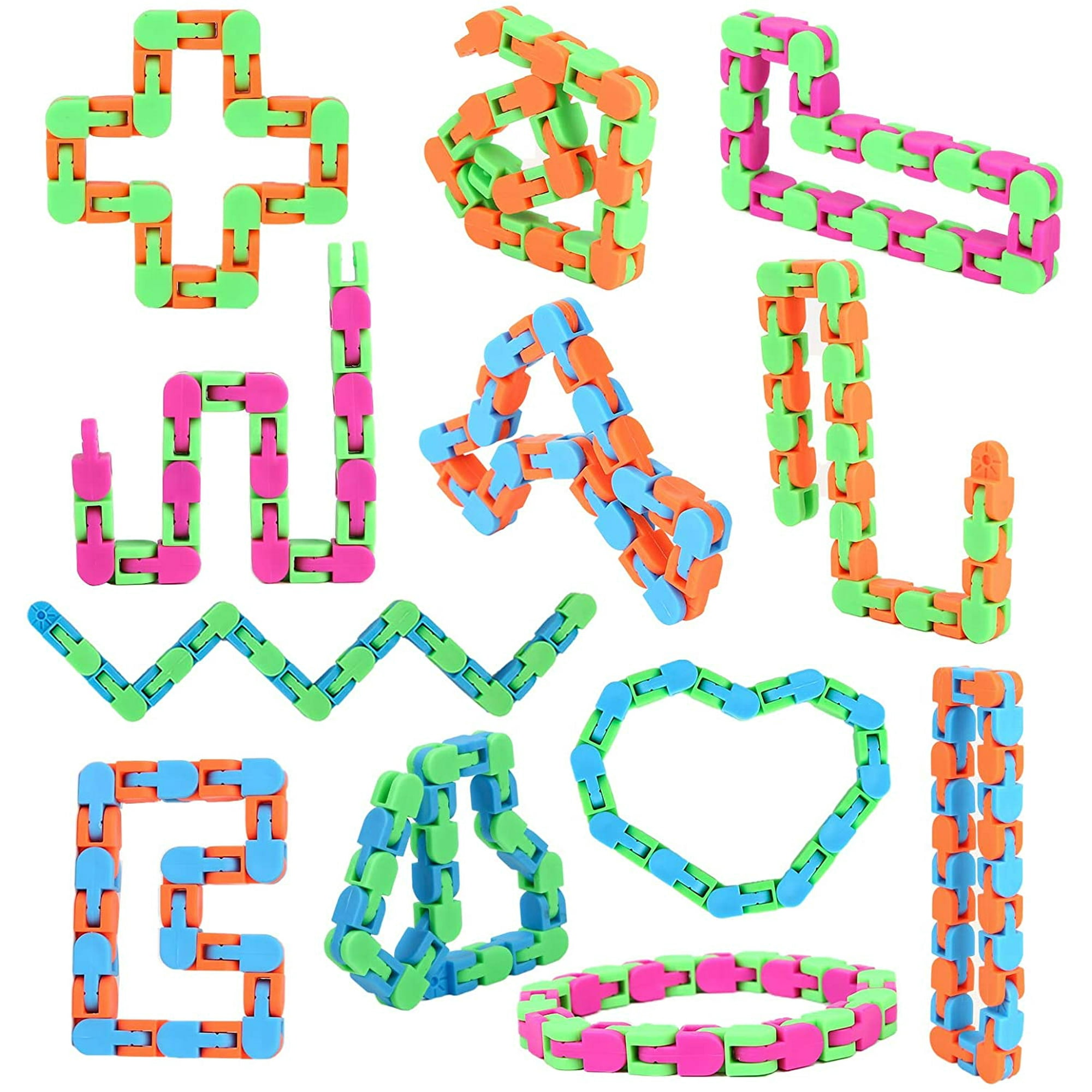 Click here for Taiwo 12 Pack 24 Links Wacky Tracks Finger Sensory... prices