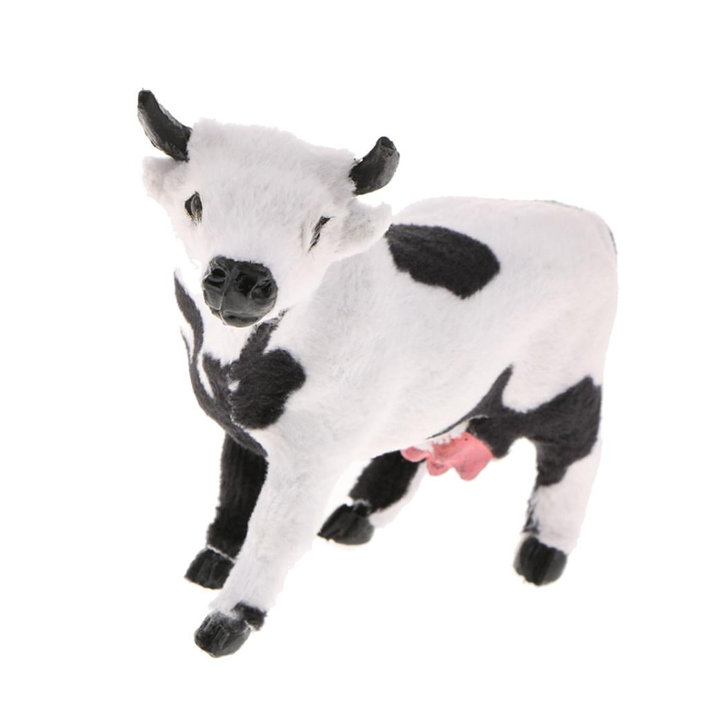 Cow Realistic Statue Figurine Ornament Sculpture - Walmart.com
