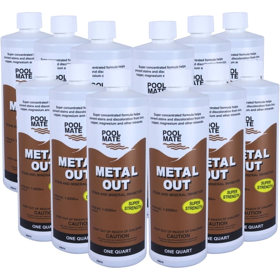 Pool Mate Metal Out - Iron, Calcium, Rust Remover & Scale Controller ...