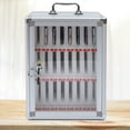 24 Slots Cell Phone Storage Cabinet, Aluminum Alloy Desktop Cell Phones ...