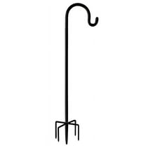 Outdoor Shepherd Hook, Bird Feeder Pole Holder, Garden Hanging Stakes ...