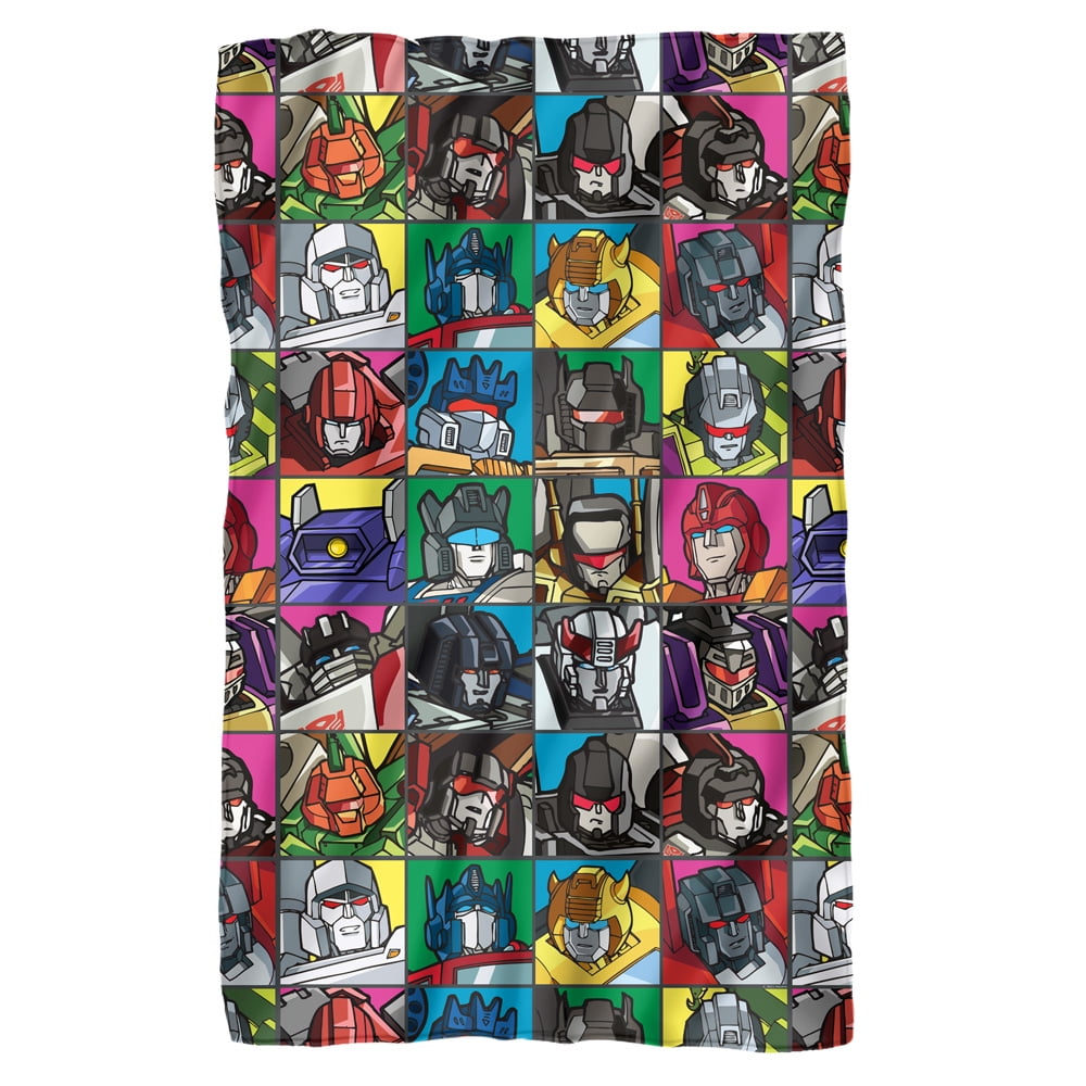 Transformers Transformers Squares Fleece Blanket 36' x 58' - Walmart.com