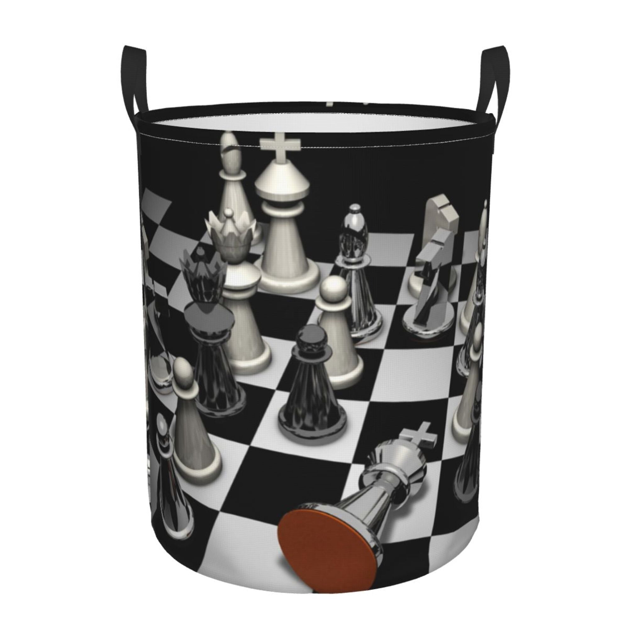 Checkmate Chess Figures Laundry Basket Organizer Collapsible -Dirty ...