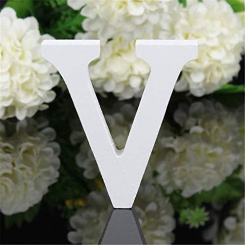 White Wood Letter for Craft DIY Alphabet Hanging Wall Letters Wedding ...