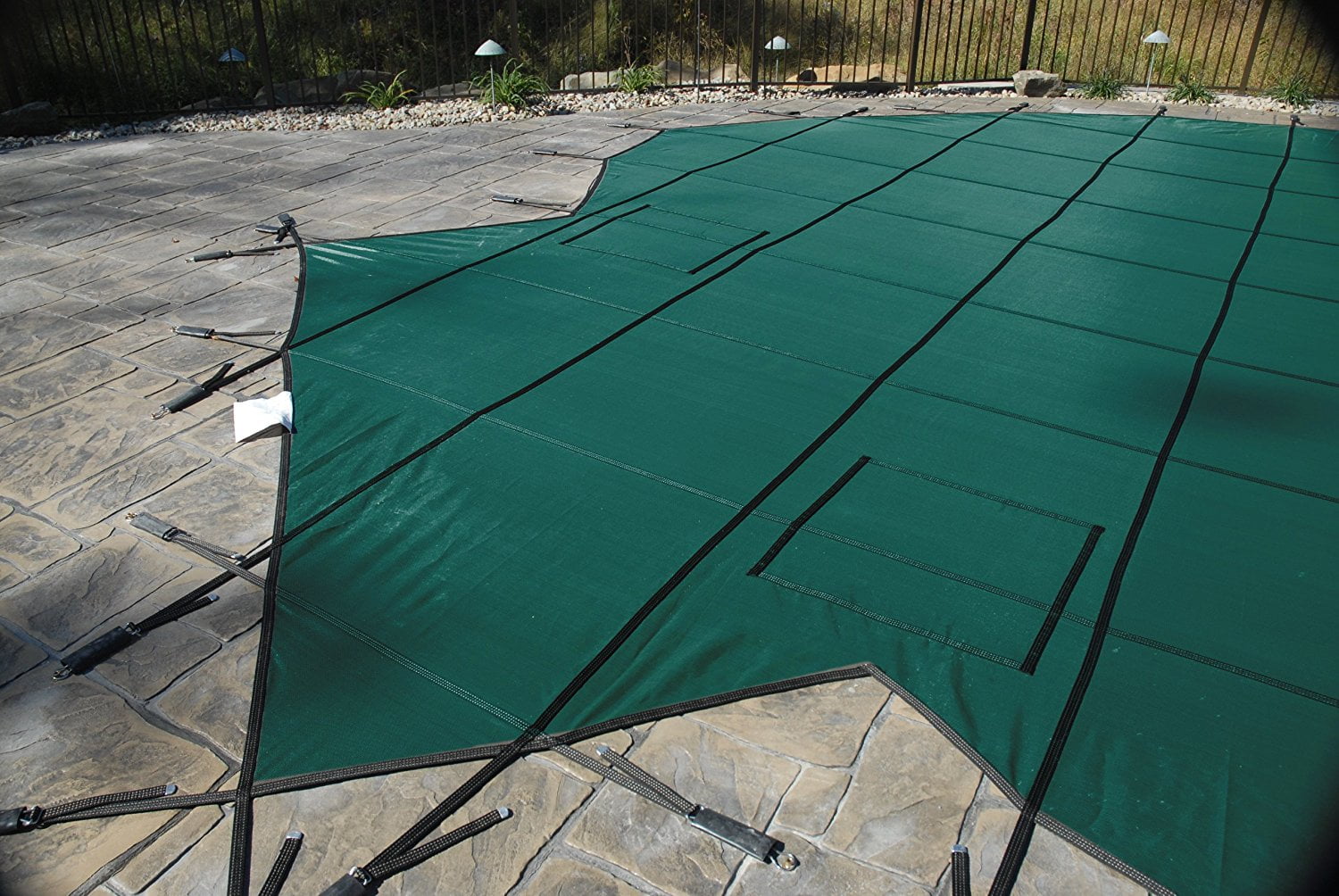 GLI 20-1836RE-PRM-GRN 18' x 36' Rect.angular ProMesh Mesh Safety Cover ...