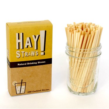 Green Stem Straws All Natural Reed Drinking Straw, 8-inch, 100 Piece ...
