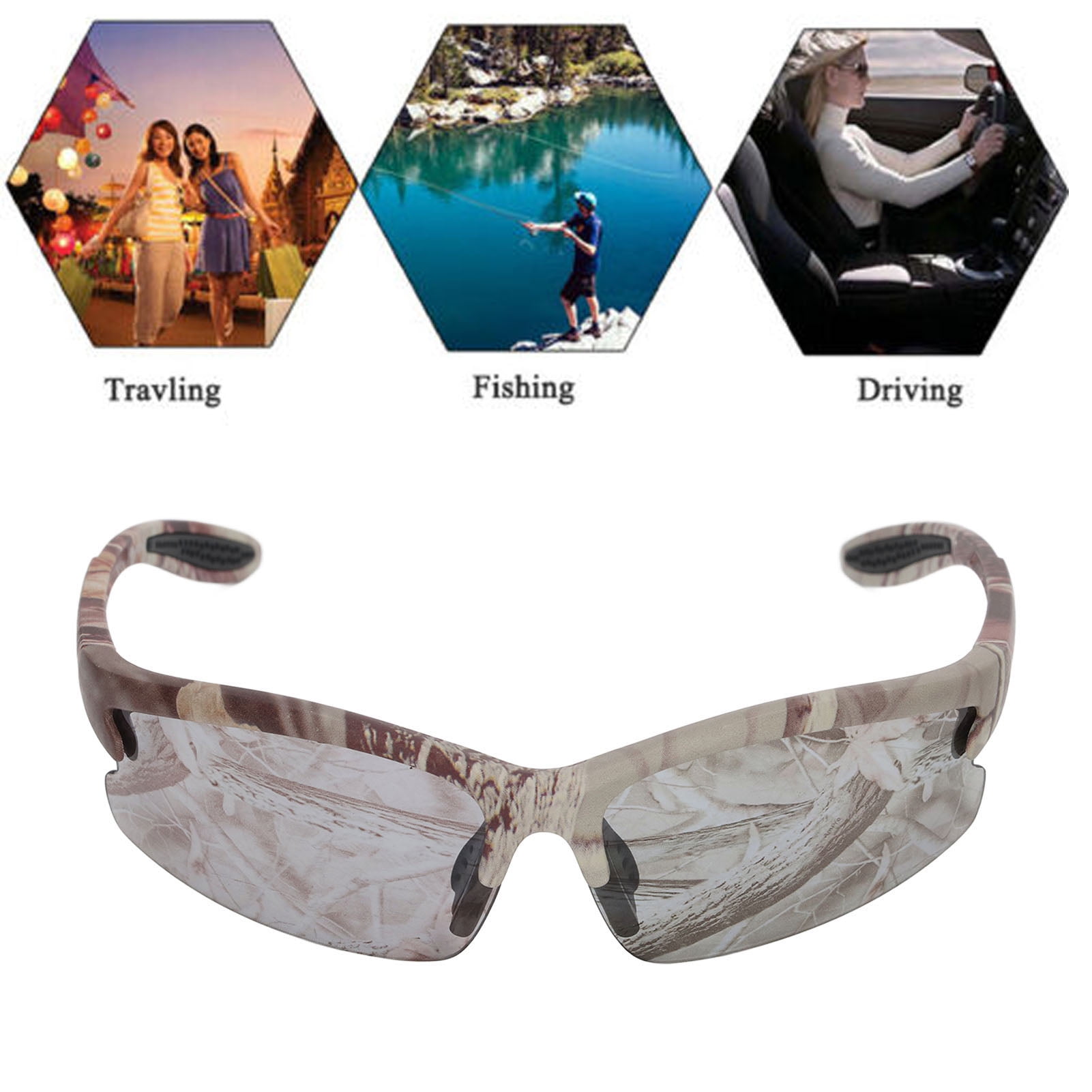 Click here for Fyydes Outdoor Camo Glasses  No Sliding Camouflage... prices