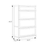 MoNiBloom 7-Tier Bamboo Shoe Rack Organizer, Tall Storage for Boots ...