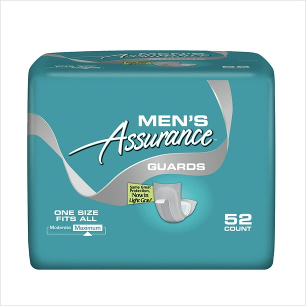 Assurance Guards for Men, Maximum, One Size Fits All, 52 Ct - Walmart ...